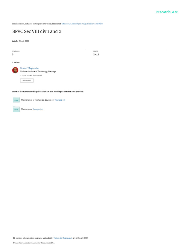 Asme Secviii Div1 and Div2 | PDF | Building Engineering | Continuum Mechanics