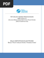 Panduan Penggunaan Peruri Digital Sign v.2 040920 | PDF | Bisnis
