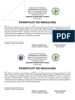 Parents Consent Sa Filipino | PDF