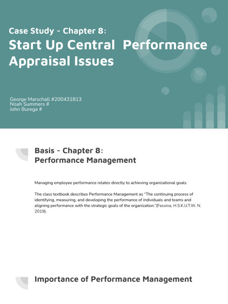 HR Case Study Chapter 8 | PDF | Entrepreneurship | Performance Appraisal