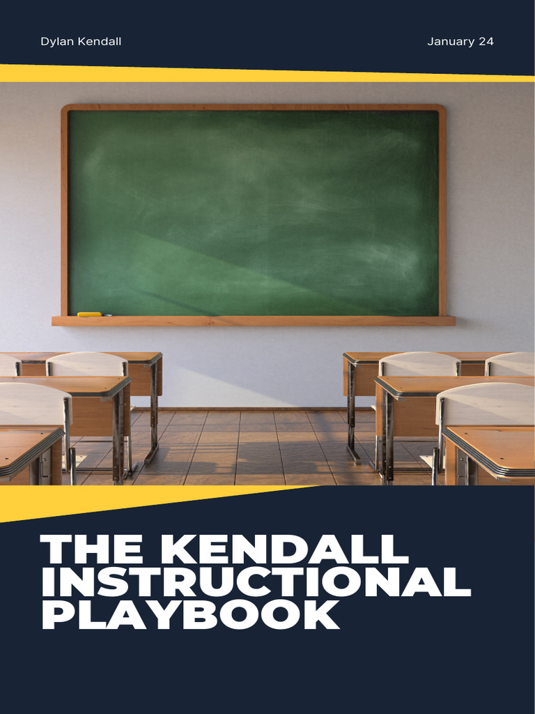 Kendall Instructional Playbook Pdf Teaching Cognitive Science