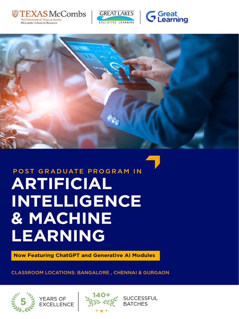 artificial-intelligence-machine-learning-program-brochure | PDF | Educational Technology ...