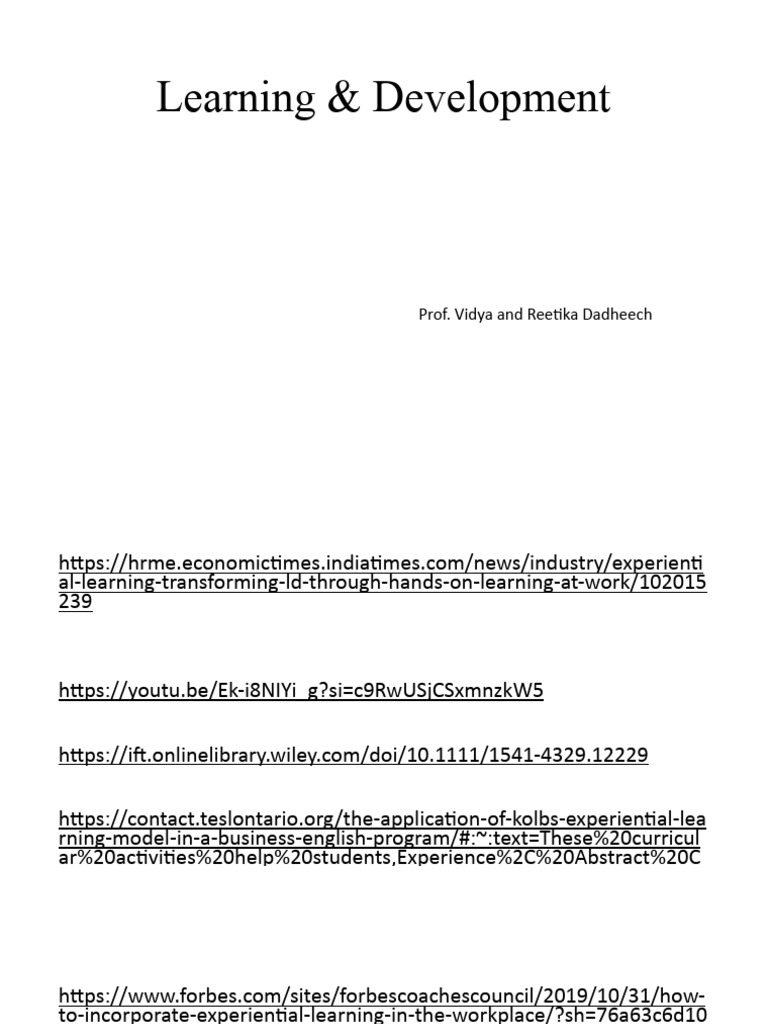 Training & Development HRM | PDF | Walmart | Learning