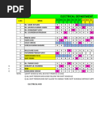 MSS Infra Shift Roster July-2025 | PDF