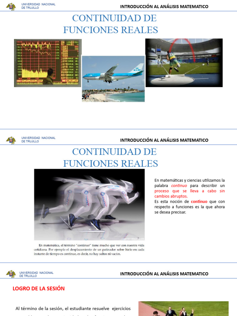 Continuidad de Funciones Reales | PDF | Función continua | Matemáticas