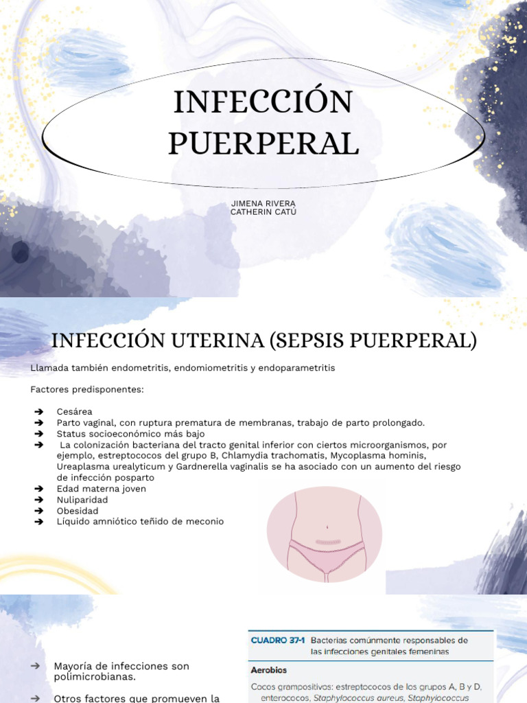 Infección puerperal | PDF | Staphylococcus Aureus | Parto