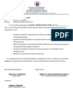 Sample Designation Order | PDF | Teachers | Learning
