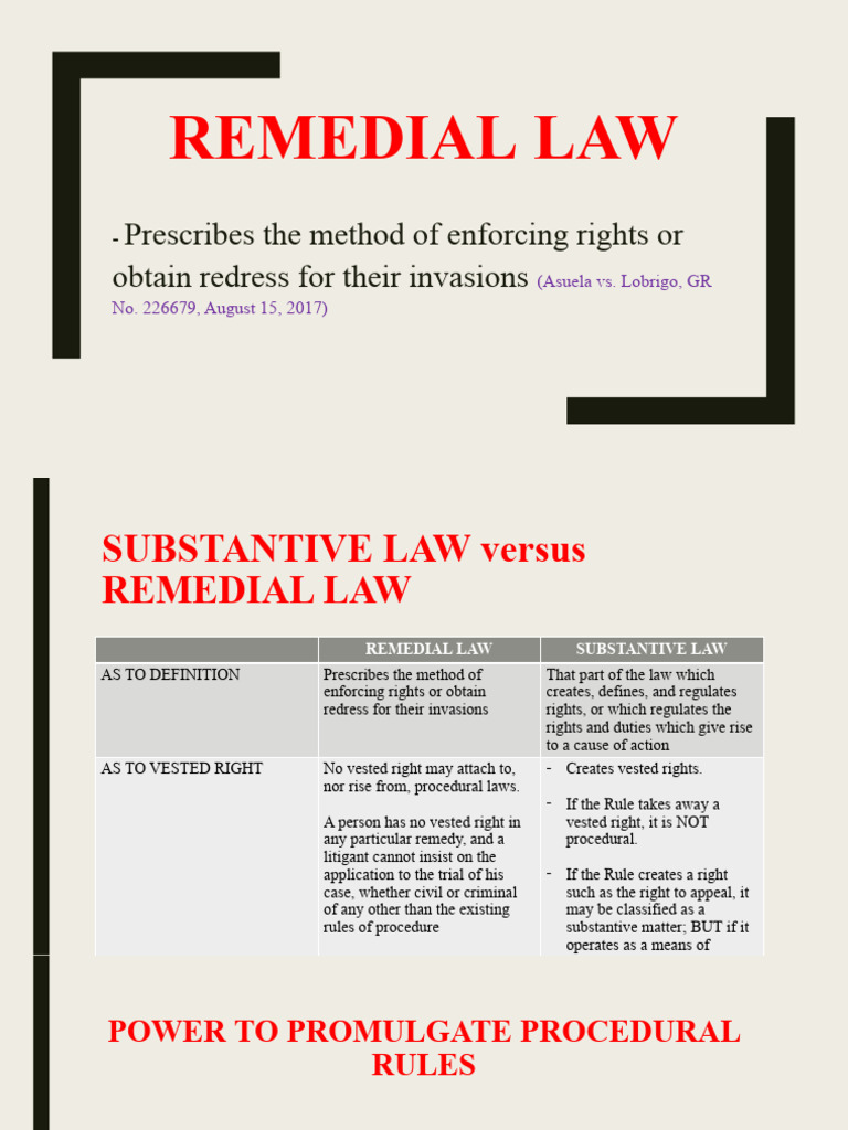 Remedial Law Review (1) | PDF | Constitutional Law | Government