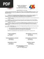 Resolution Realignment Sample Format | PDF | Philippines