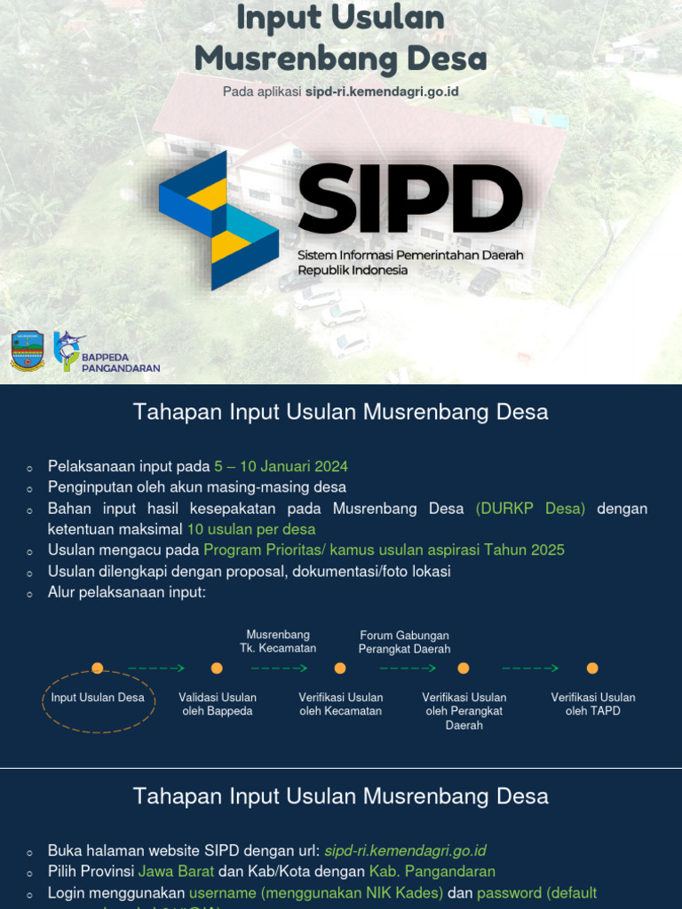 Manual Input Usulan Desa Sipd-Ri | PDF