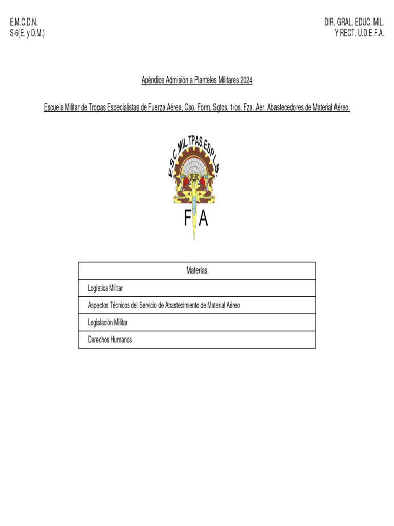 EMTEFA F S 1os FAAMA 2024 | PDF