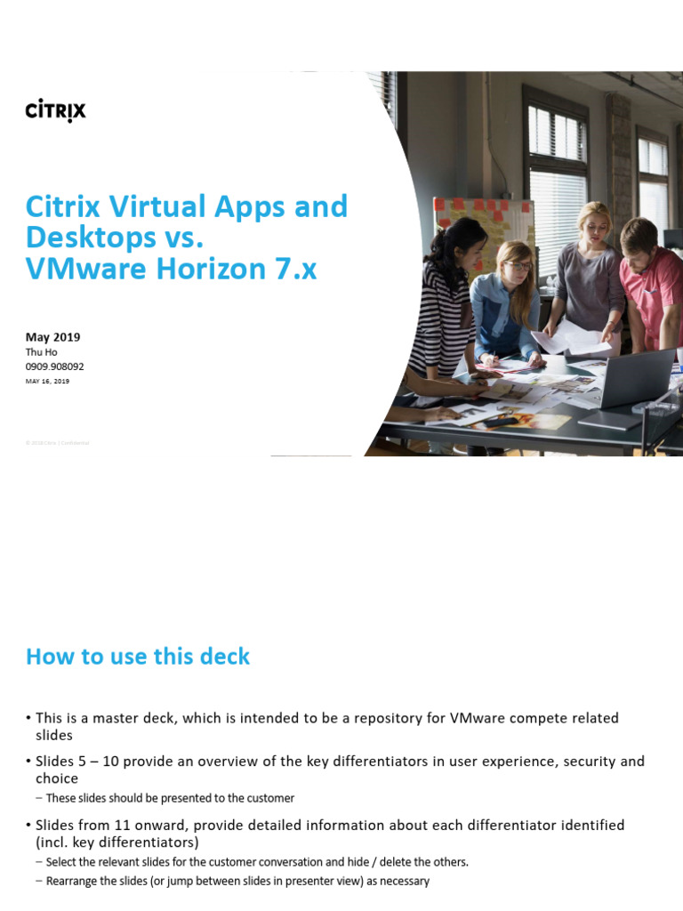 Citrix Vs Vmware | PDF | Citrix Systems | Cloud Computing