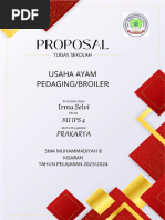 PROPOSAL USAHA AYAM PEDAGING Docx | PDF