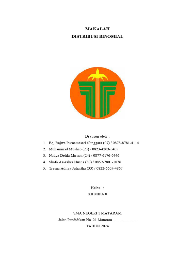 Makalah Binomial 3 | PDF
