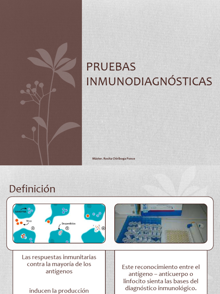 Pruebas Inmunológicas Comunes | PDF | Elisa | Anticuerpo