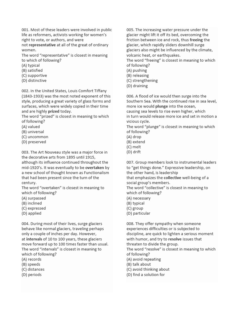 290 Essential Words | PDF | Plate Tectonics | Earth