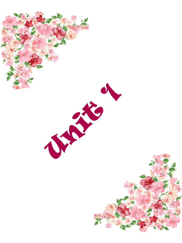 UNIT 1 | PDF