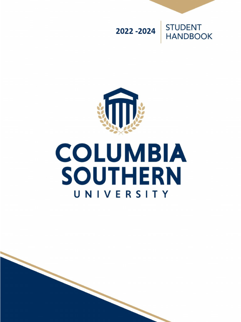 CSU Student Handbook | PDF | United States Department Of Veterans ...