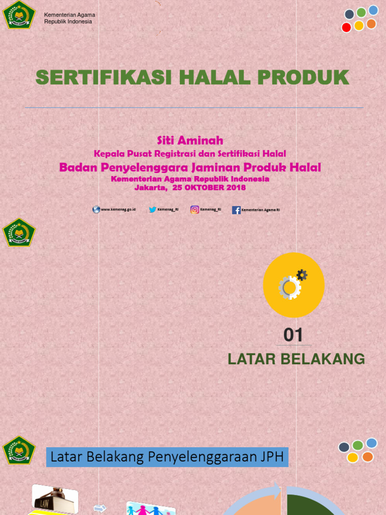 Materi Sertifikasi Halal Produk | PDF