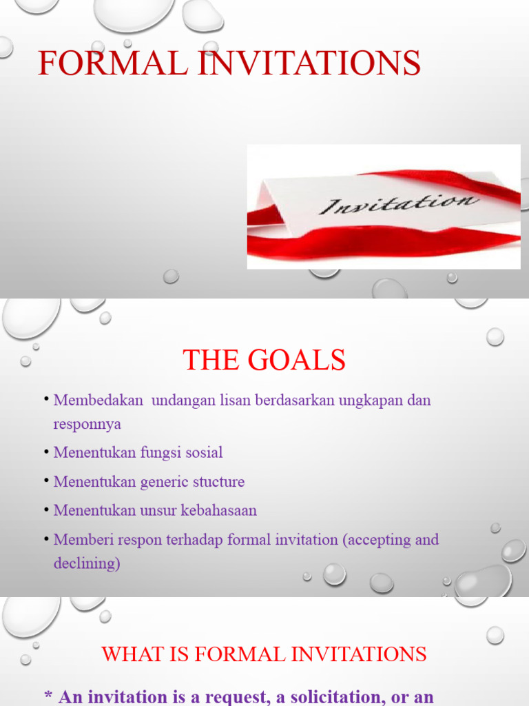 Formal Invitations | PDF