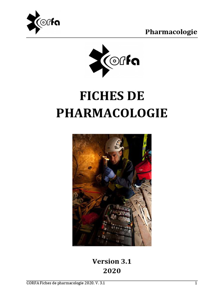 Corfa Pharmacologie 3.1 2020 | PDF
