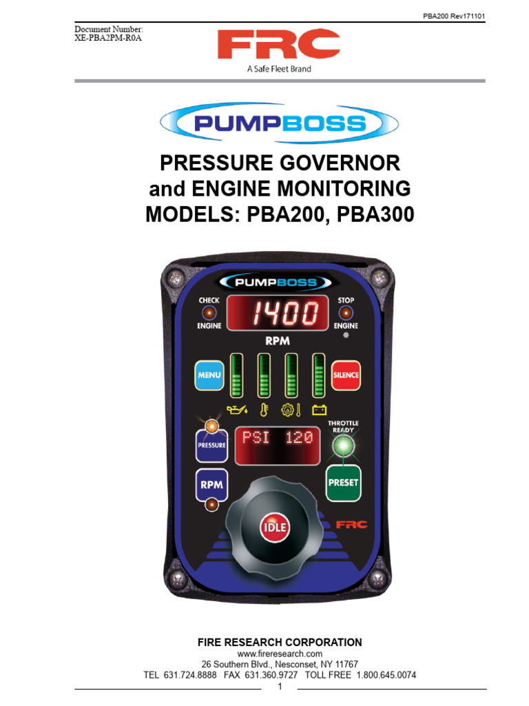 Pba 200 | PDF | Throttle | Pump