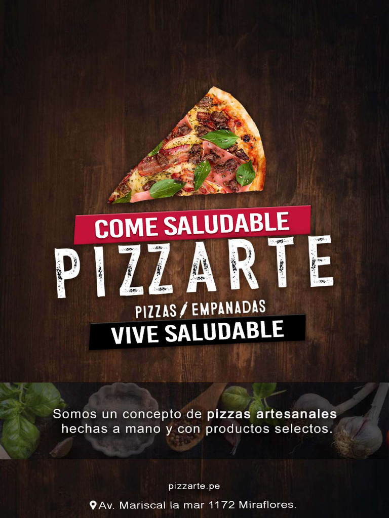 Carta Digital Pizzarte 2024 | PDF