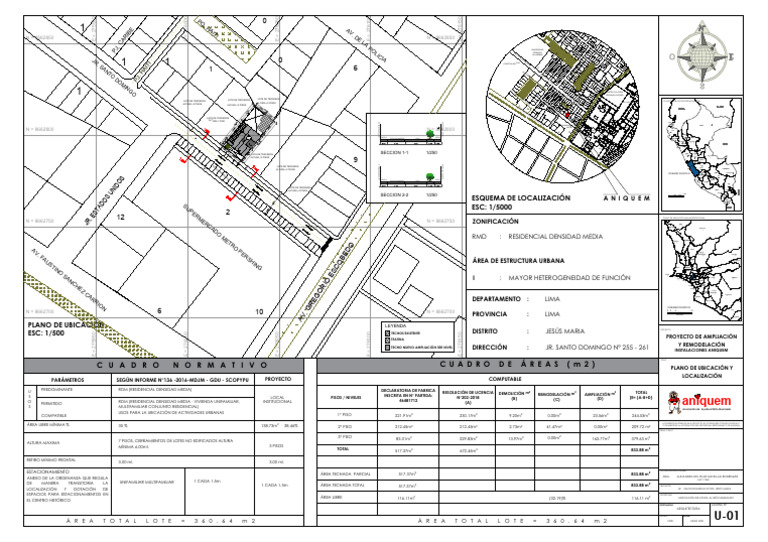 U01 - PLANO UBICACION - V2 2-12-2021-Modelo | PDF