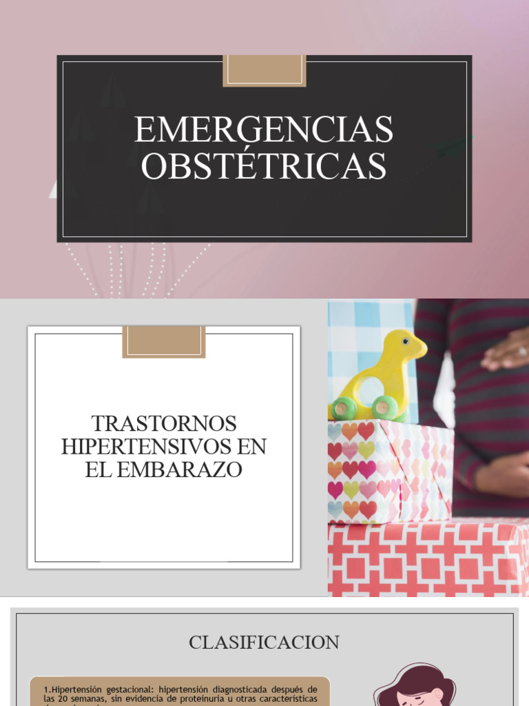 Emergencias Obstétricas Hipertensión Y Hemorragia Pdf El Embarazo
