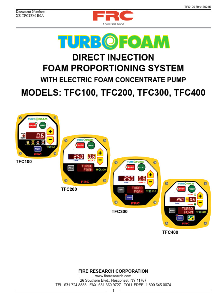 TFC 100 | PDF | Pump | Valve