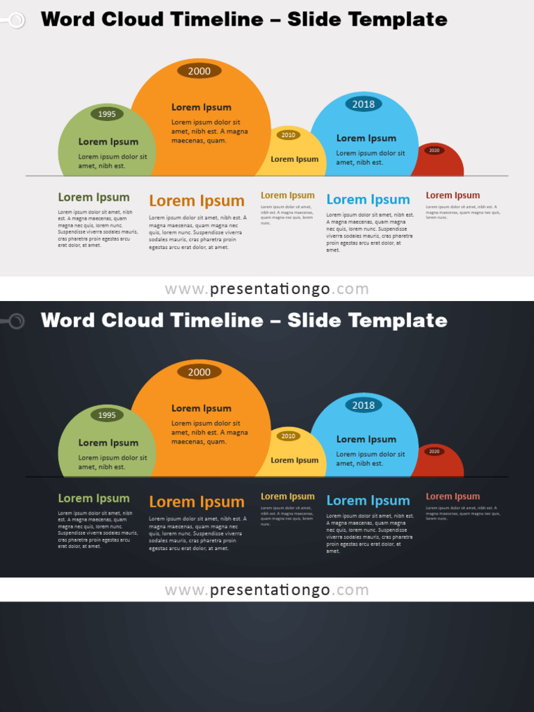 2 0868 Word Cloud Timeline PGo 16 - 9 | PDF