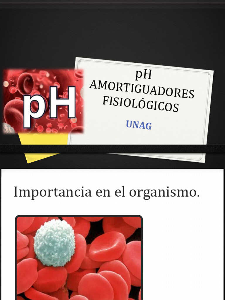 PH Amortiguadores Fisiolgicos 1 OK | PDF | Solución tampón | Química