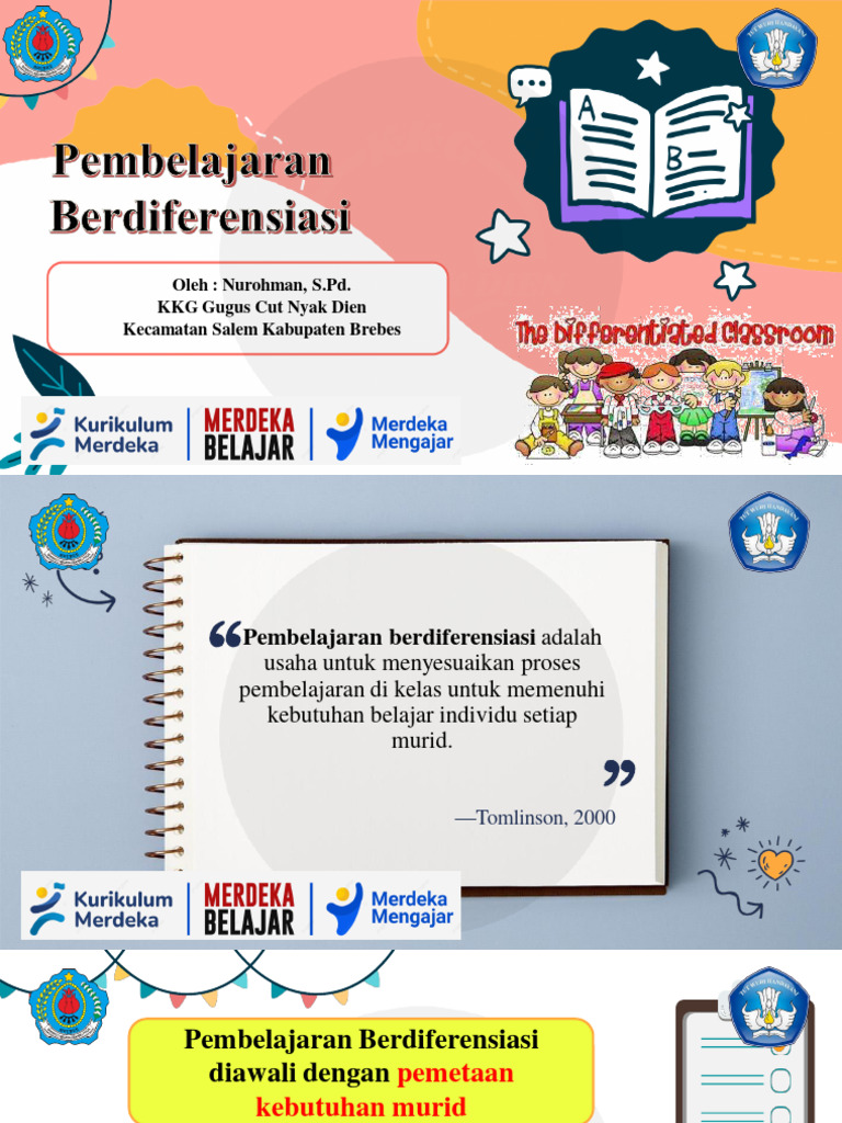 Pembelajaran Berdiferensiasi | PDF