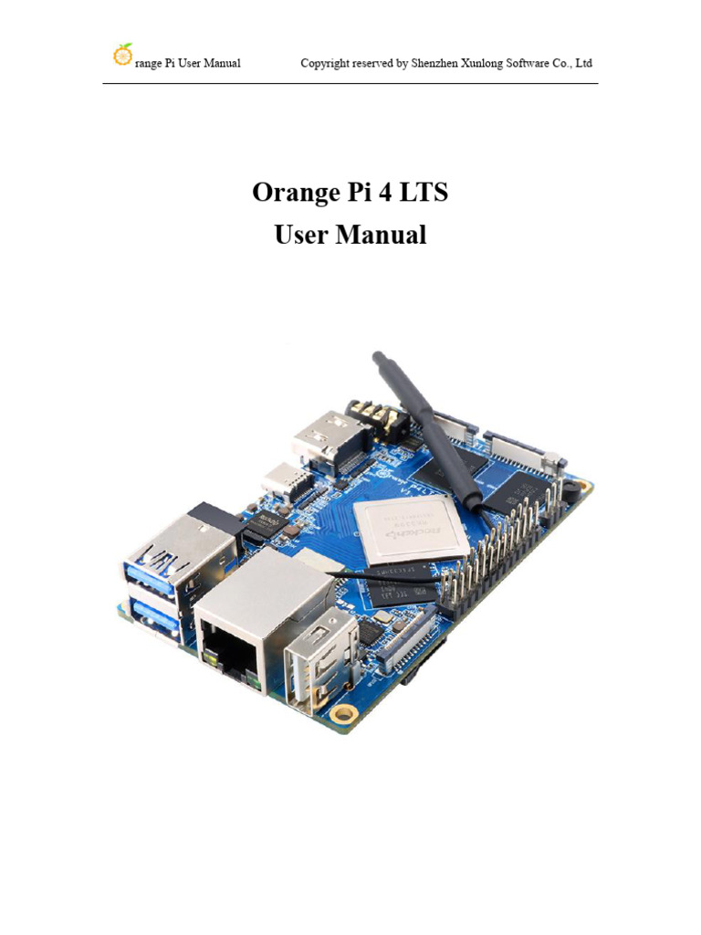 OrangePi 4 LTS User Manual v2.1 | PDF | Games & Activities | Computers