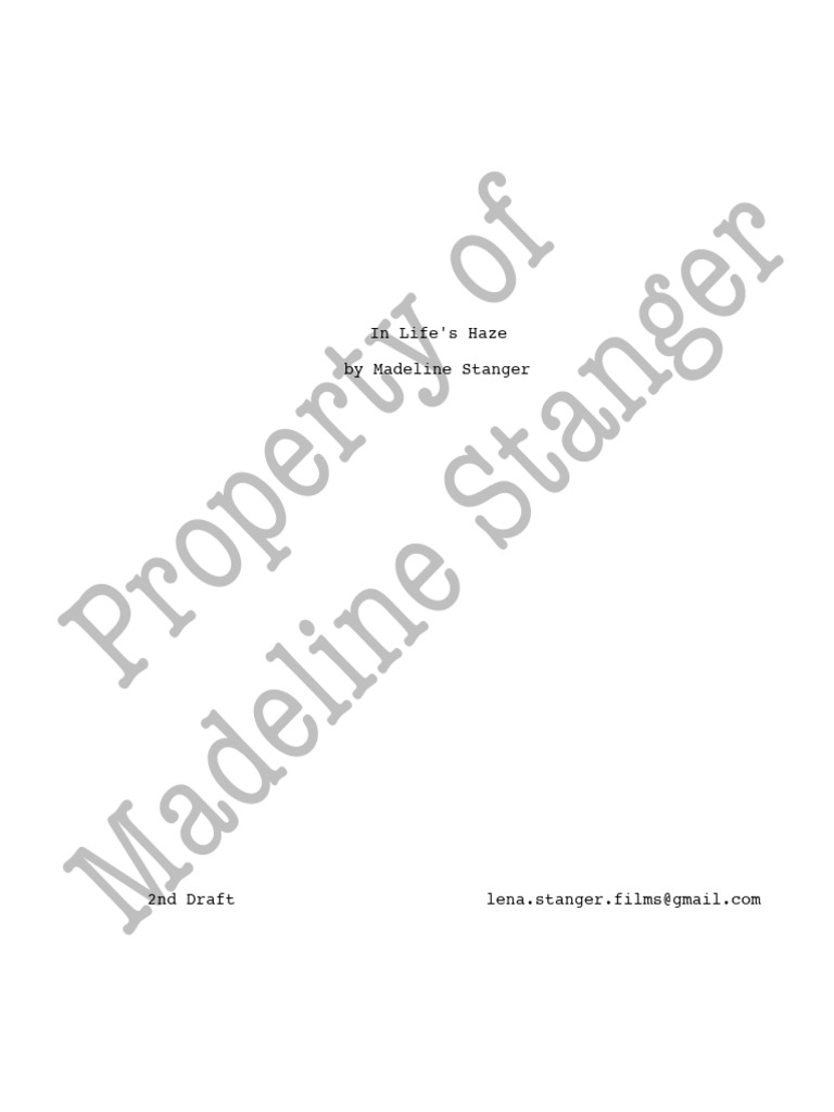 script in lifes haze sampleversion | PDF script in lifes haze sampleversion | PDF