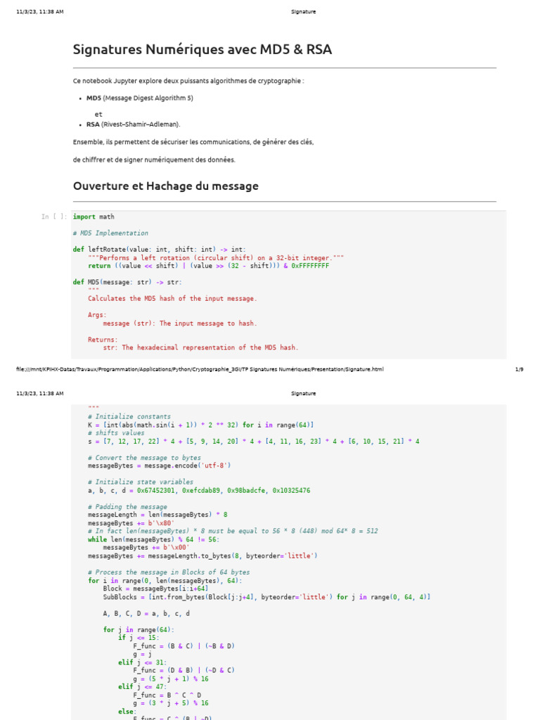 Signature | PDF | Prime Number | Time Complexity