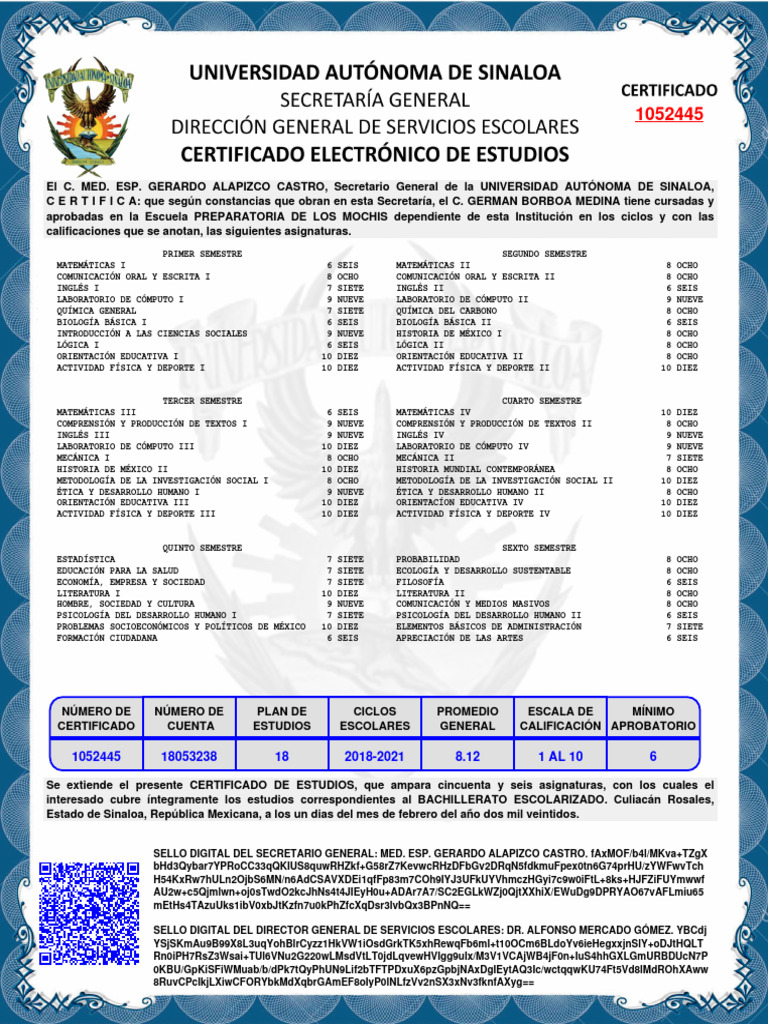 Certificado | PDF | México | Science
