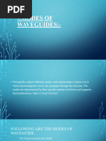 TE, TM, and TEM Modes in Waveguides | PDF | Waveguide | Radiation