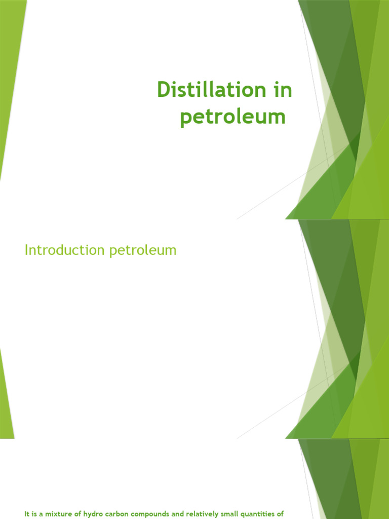 Presentation | PDF | Distillation | Petroleum