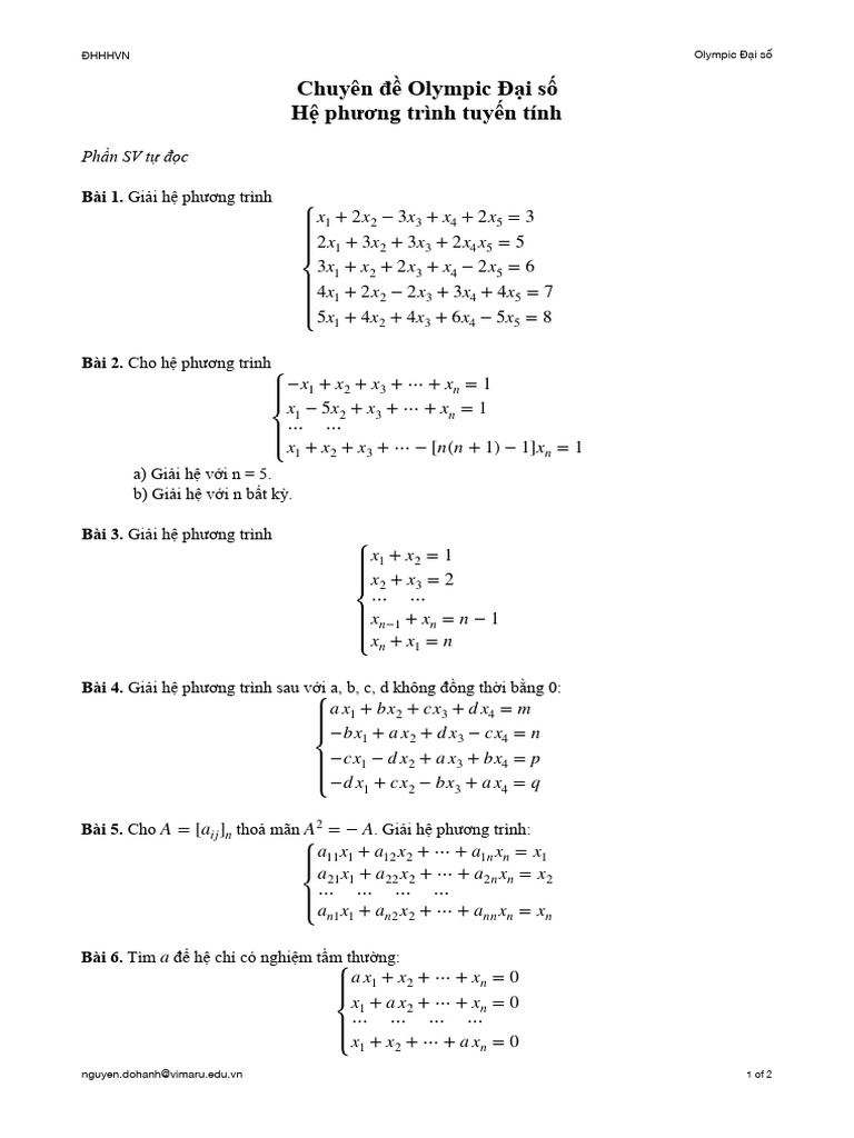 OLP - Bai Tap He PTTT | PDF