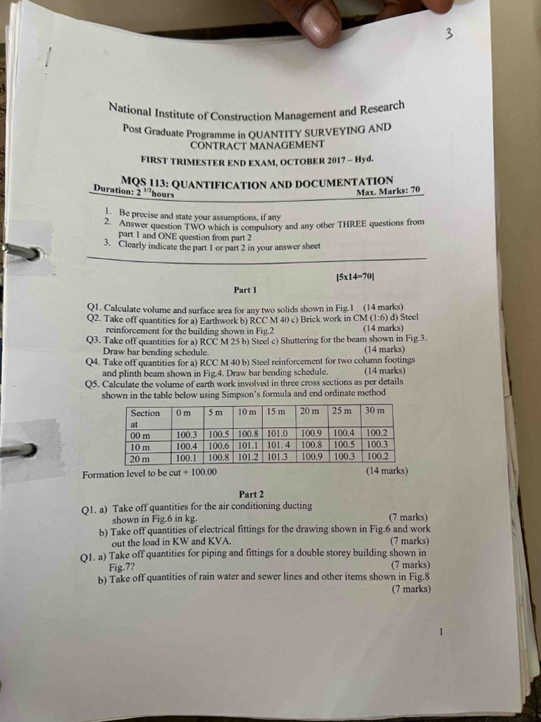 Quantification and Documentation | PDF