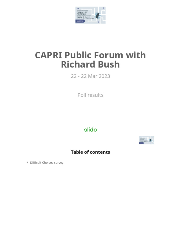 CAPRI-0322-poll-results | PDF | Taxes | Taiwan