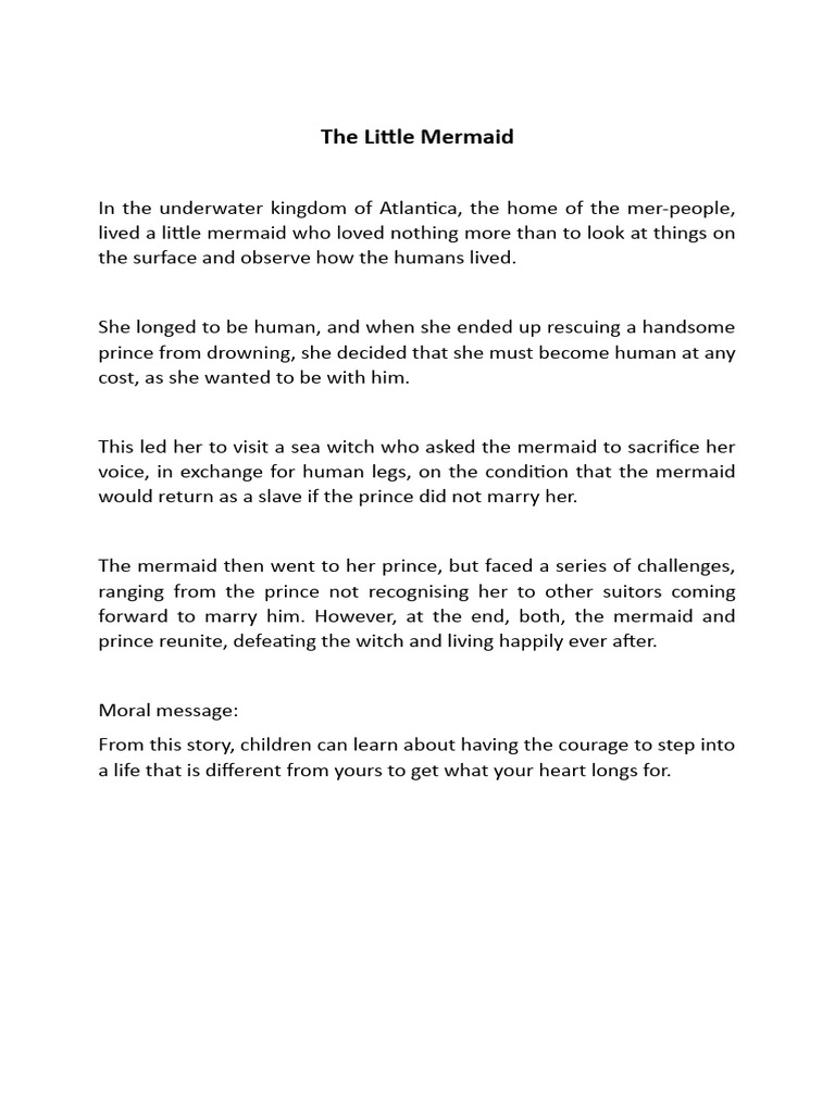 The Little Mermaid | PDF