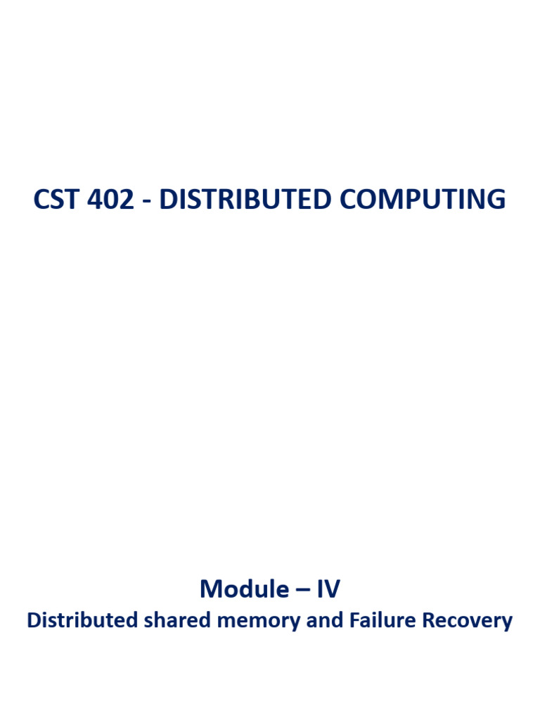 Module 4 | Download Free PDF | Replication (Computing) | Process (Computing)