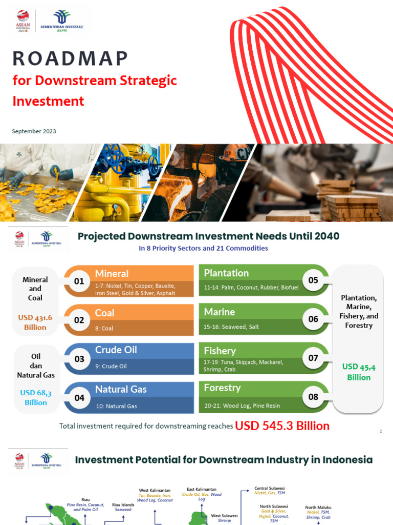 Kementerian Investasi BPKM Sep 23 Roadmap For Downstream Strategic ...