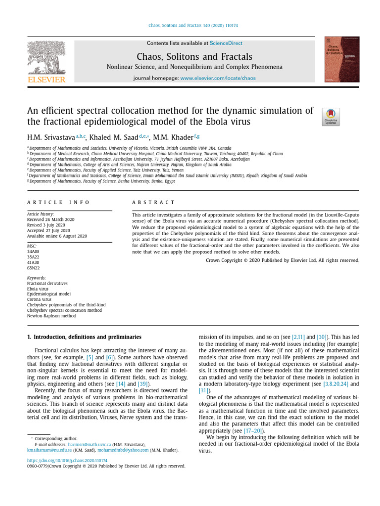 An Efficient Spectral Collocation Method For The Dynamic Si 2020