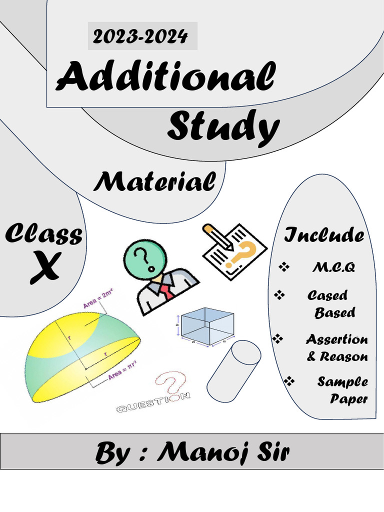 8th Grade Math Study Material | PDF