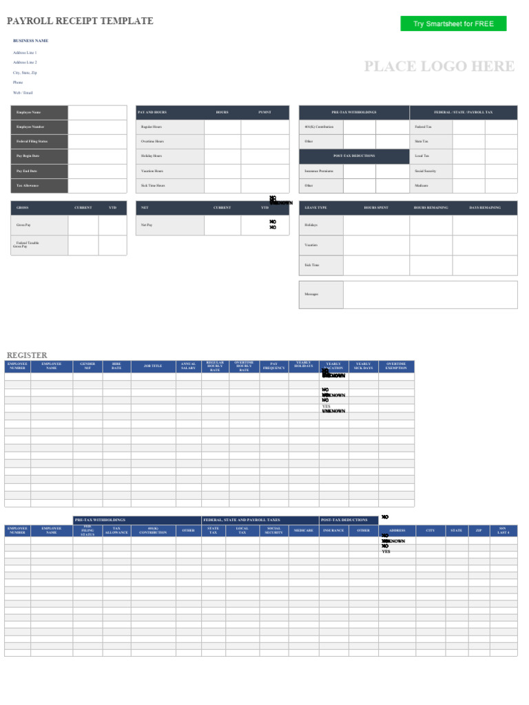 IC Payroll Receipt 11304 WORD | PDF | Payroll Tax | Government