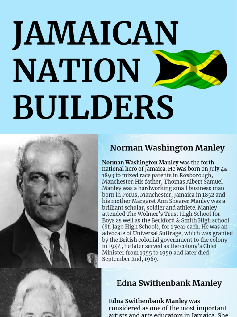 Jamaican Nation Builders: Key Figures | PDF | Travel | History