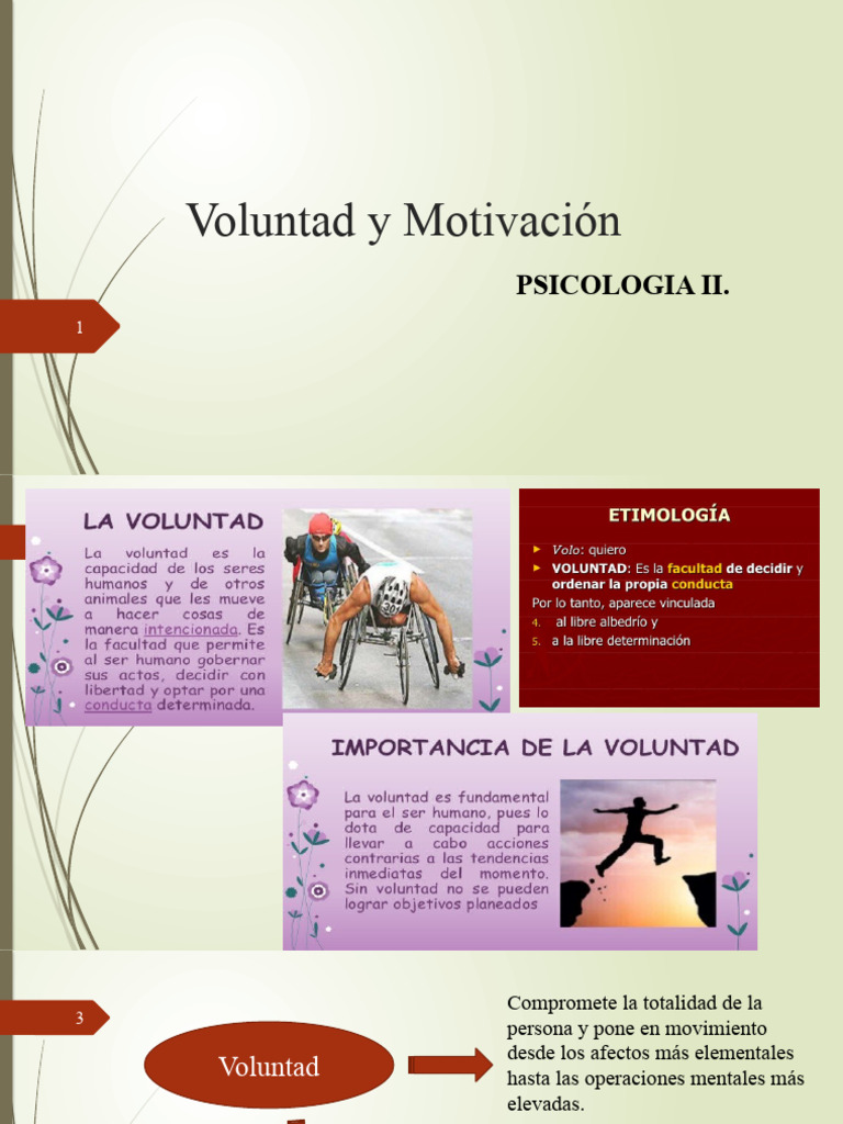 Voluntad y Motivación | PDF | Motivacional | Motivación Voluntad y Motivación | PDF | Motivacional | Motivación